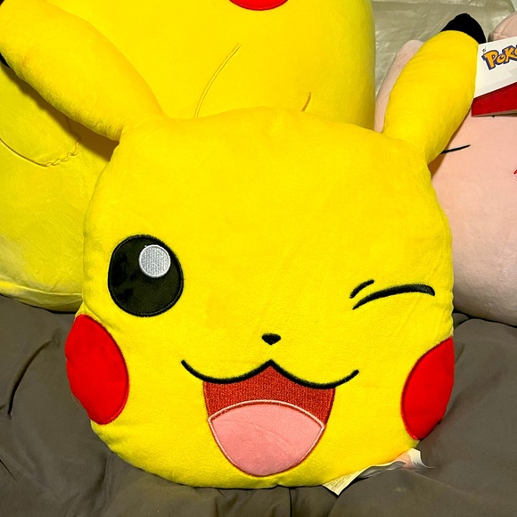 Pokemon | Toys | Pikachu Wink Plushie Pillow | Poshmark